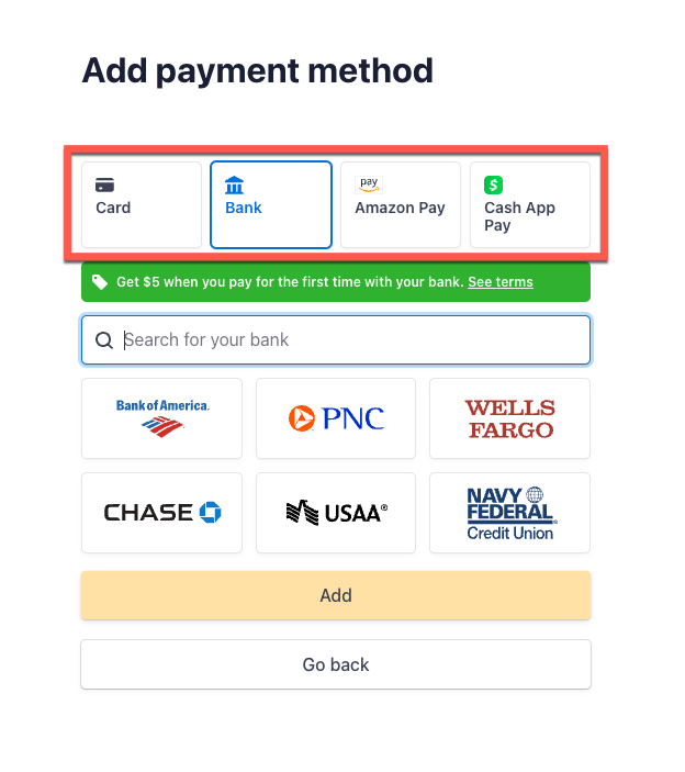 How to add your payment method on MindWeal Platform